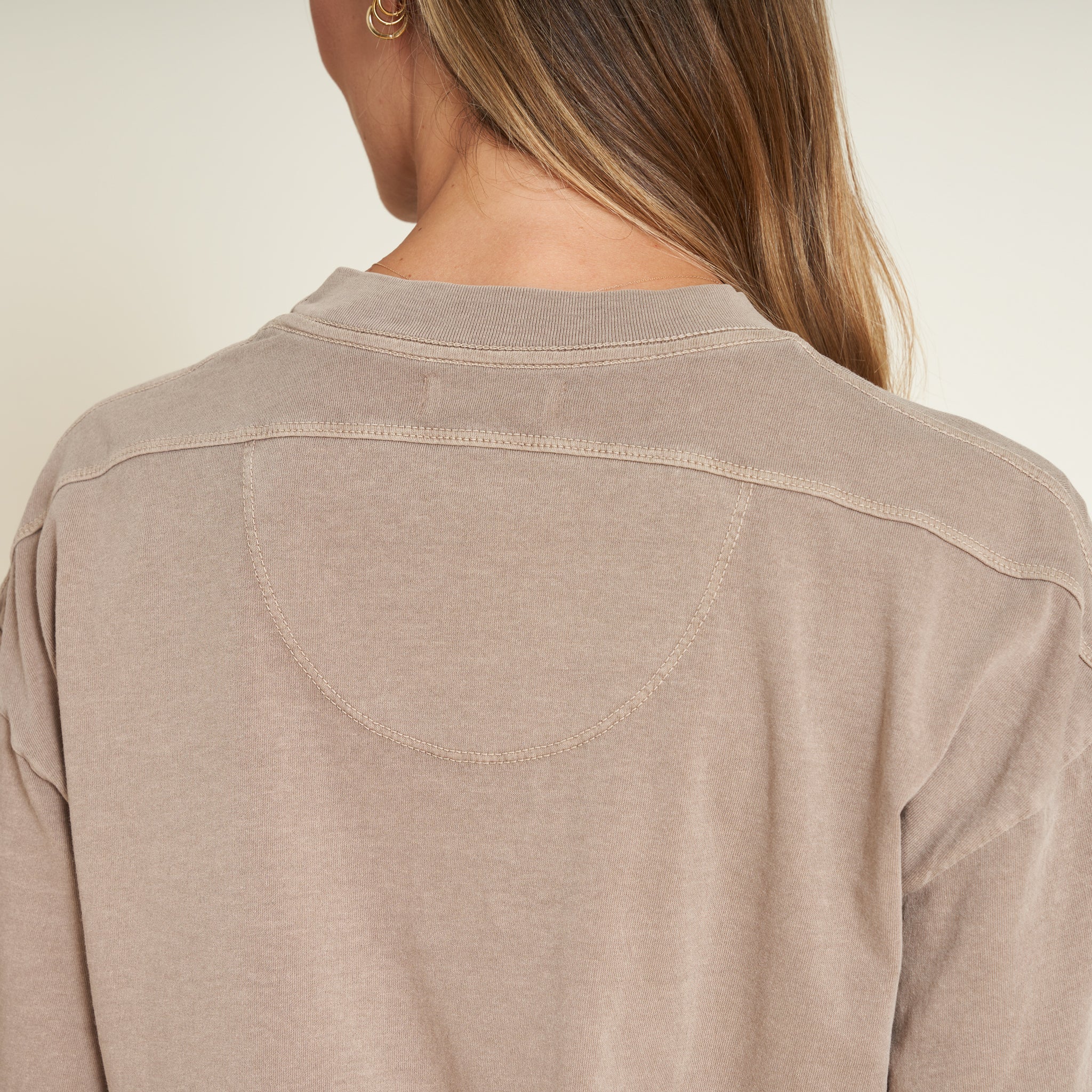 Claire Oversized Crewneck Tee – Rowan