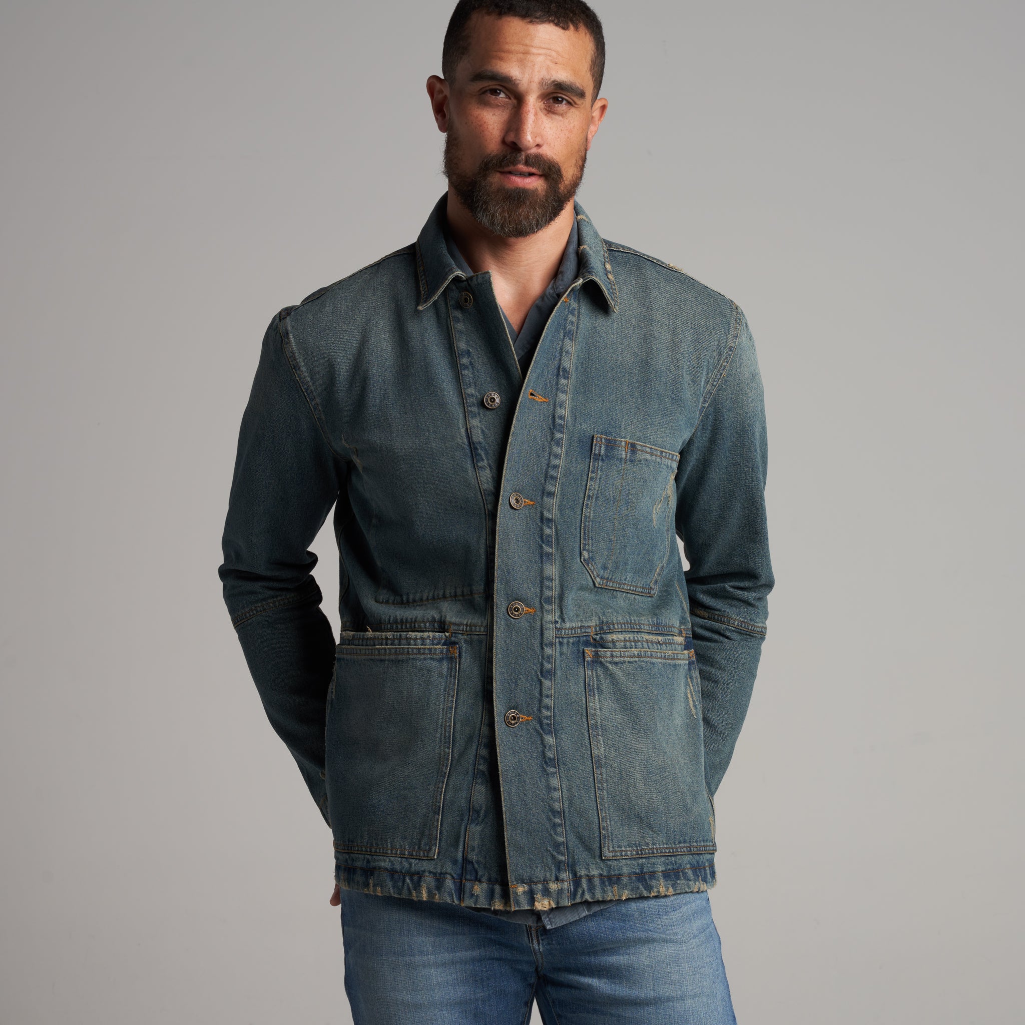 1955 Duncan Denim Chore Jacket – Rowan