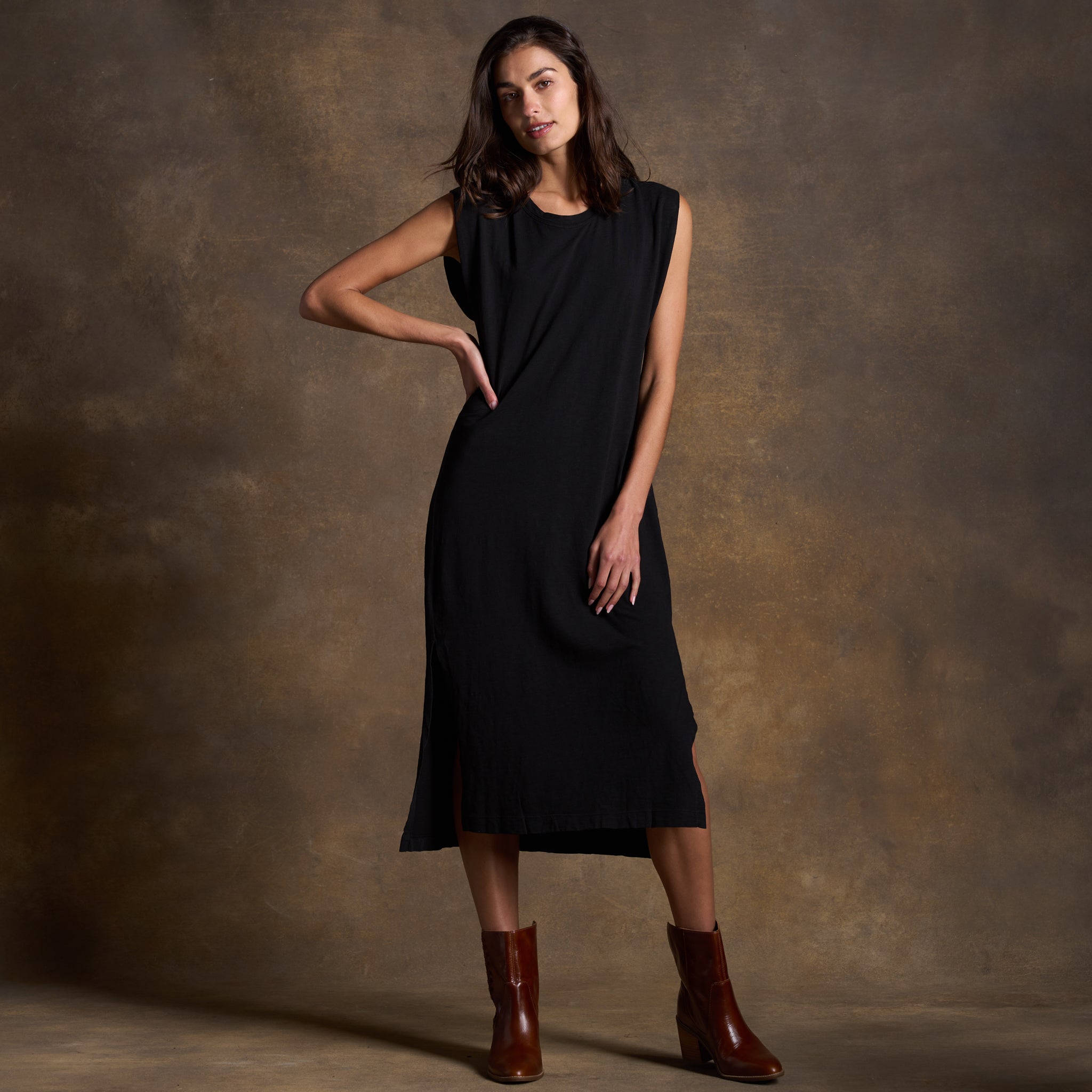 Georgia Slub Muscle Tank Dress – Rowan