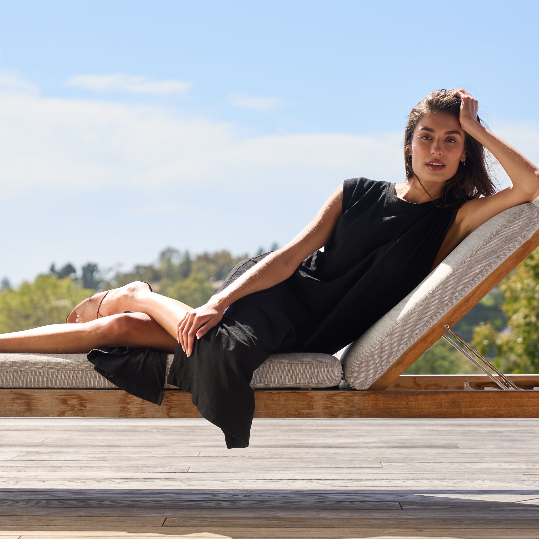 Georgia Slub Muscle Tank Dress – Rowan