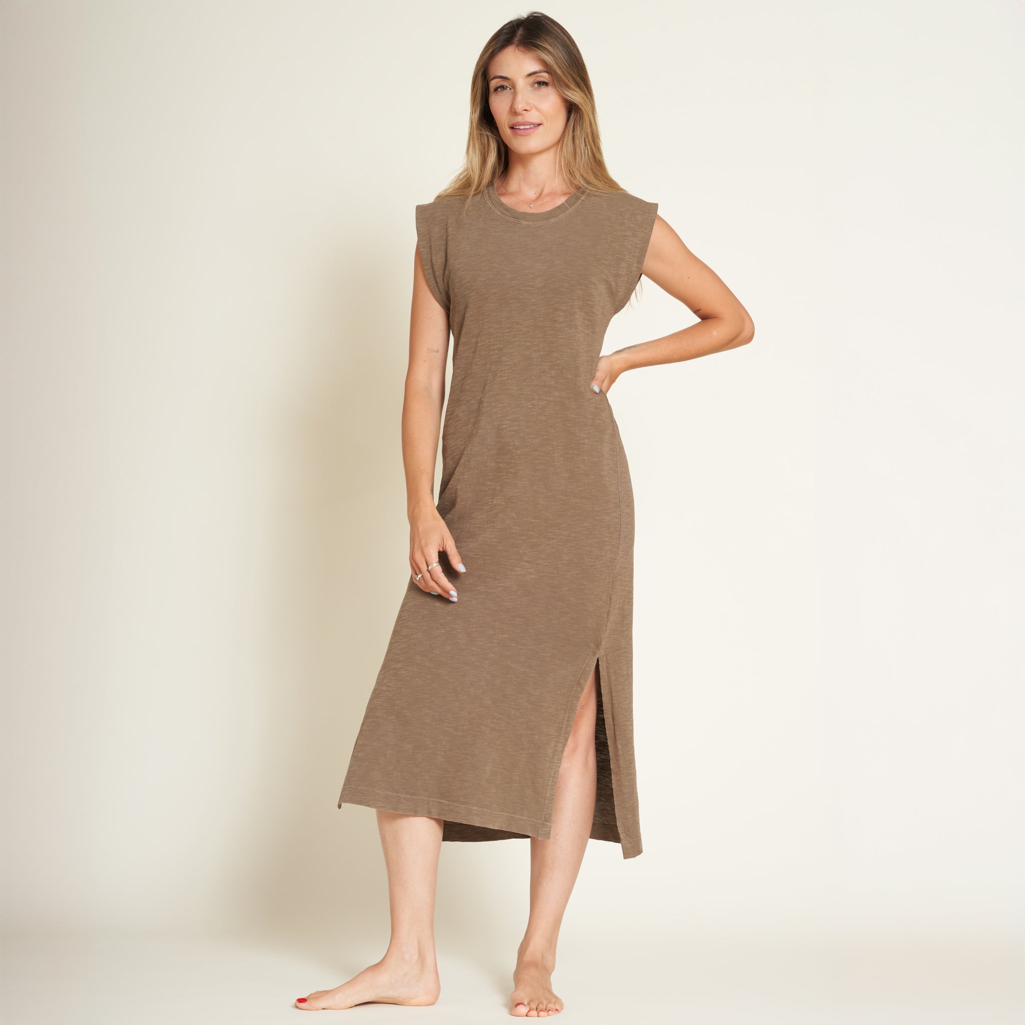 Georgia Slub Muscle Tank Dress – Rowan
