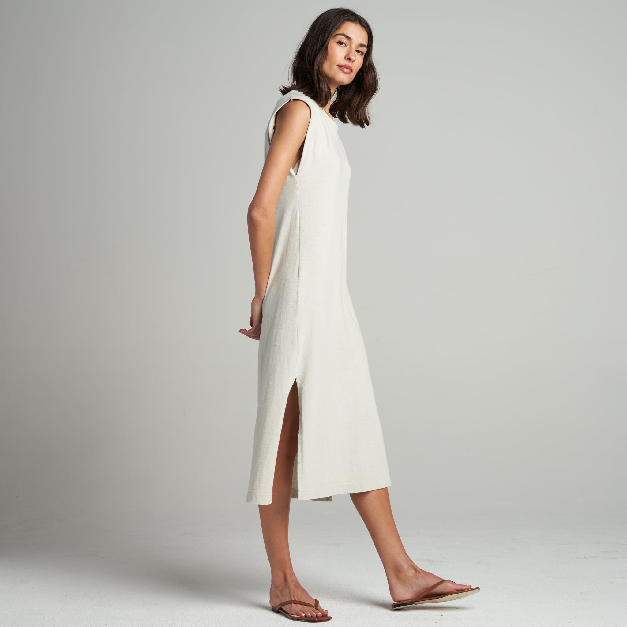 Georgia Slub Muscle Tank Dress – Rowan