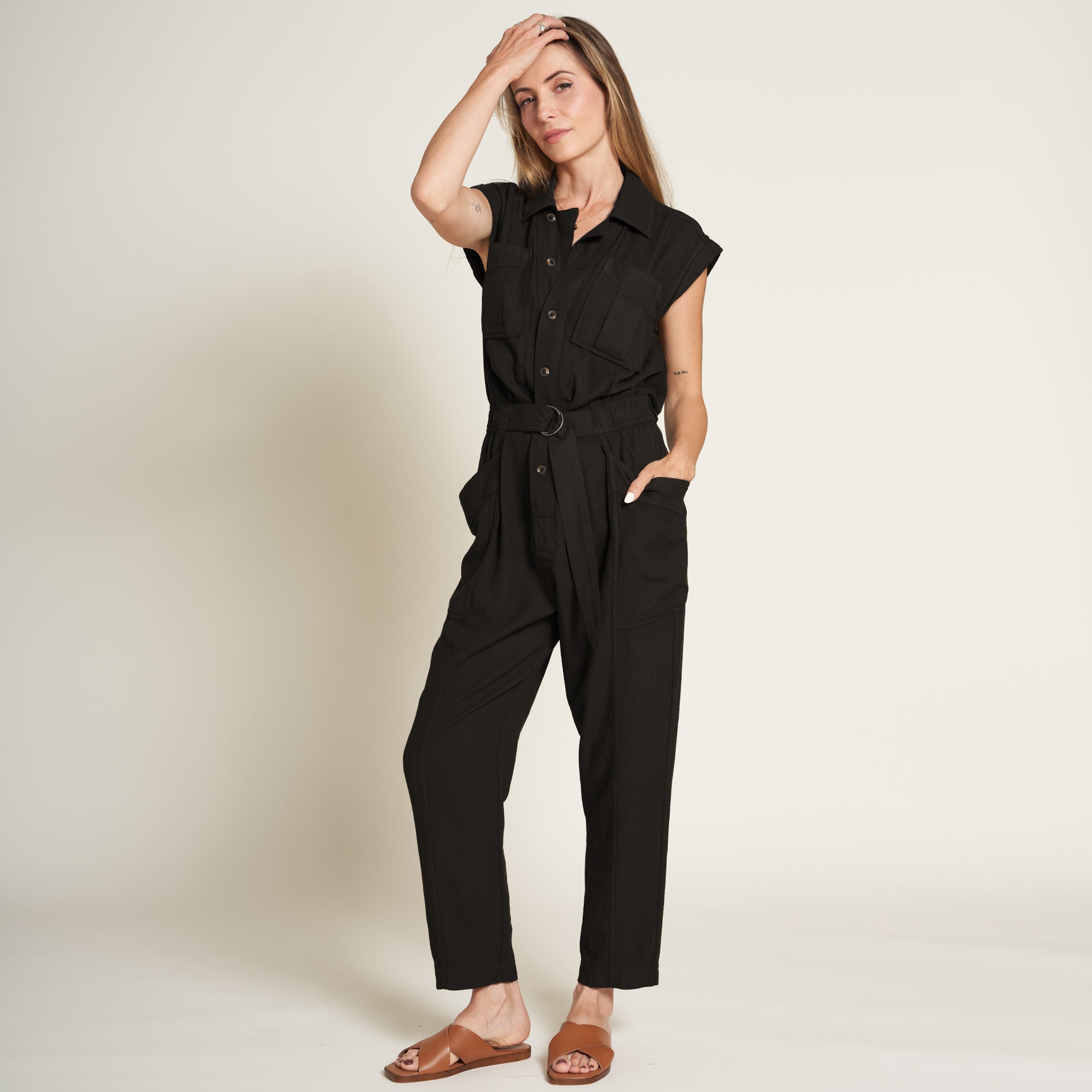 Lincoln Muscle Tank Jumpsuit – Rowan