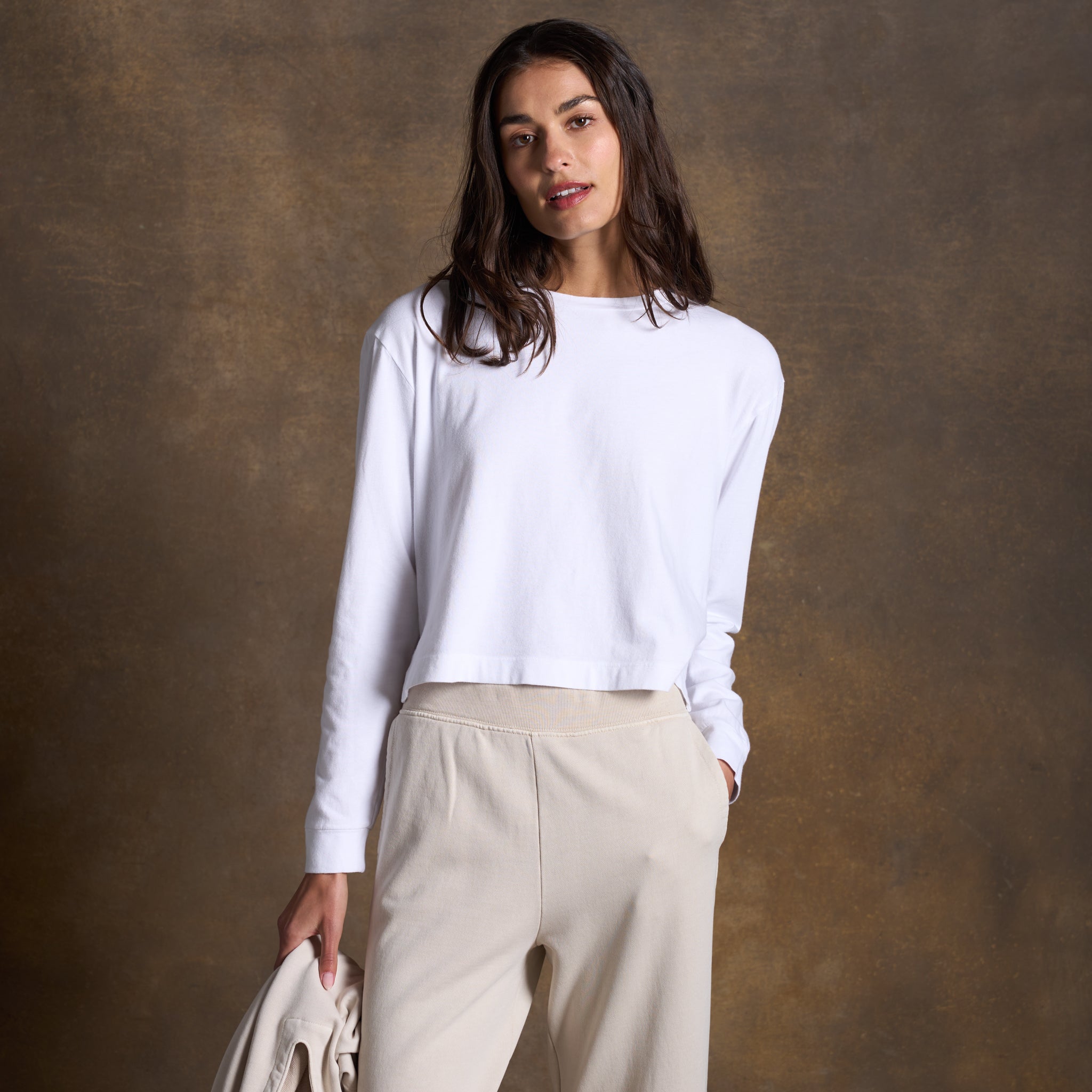 Reagan Long Sleeve Boyfriend Tee – Rowan