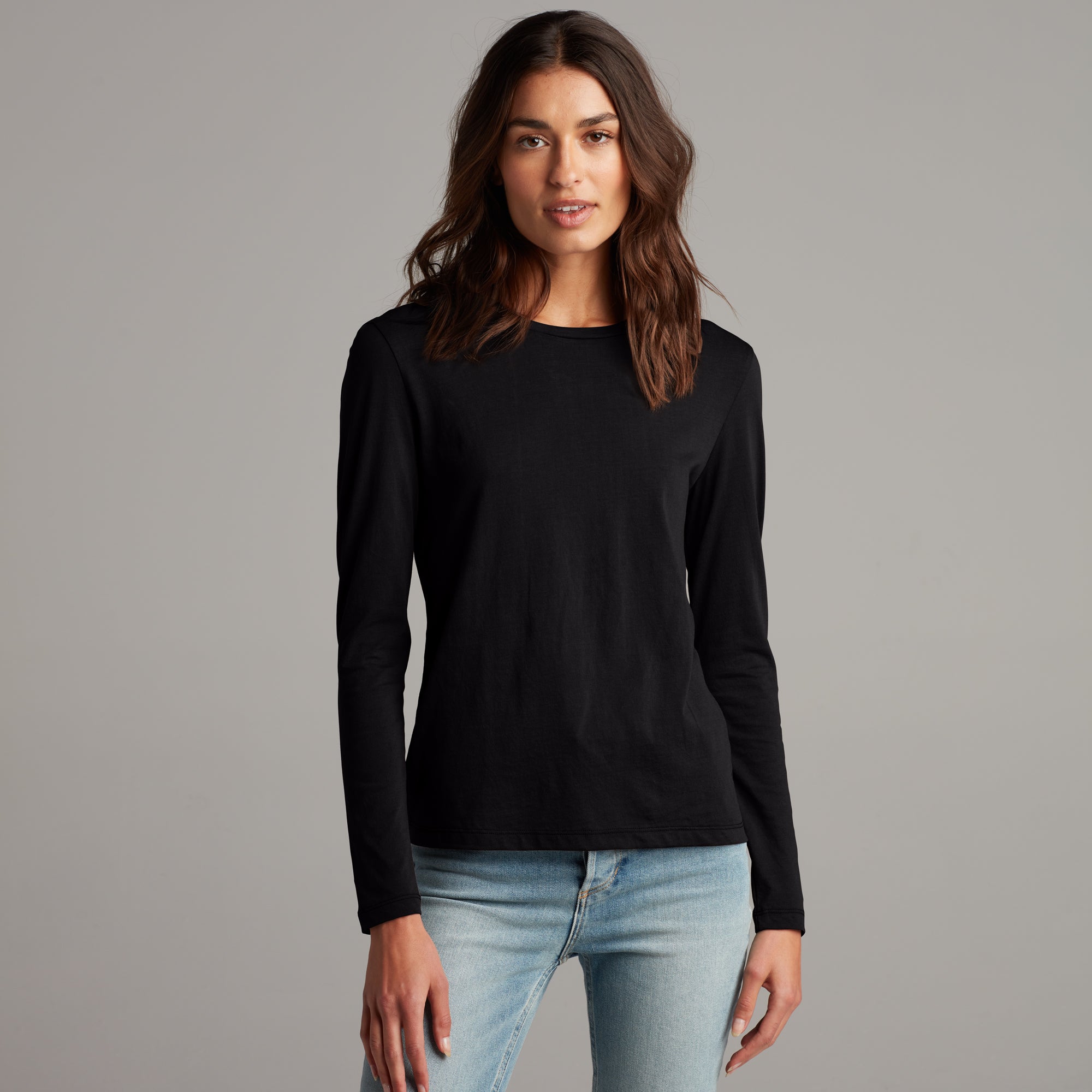 Tyler Long Sleeve Crew Neck Tee – Rowan
